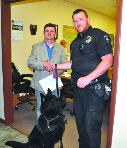 Renovo police dog sworn in | News, Sports, Jobs - The Express